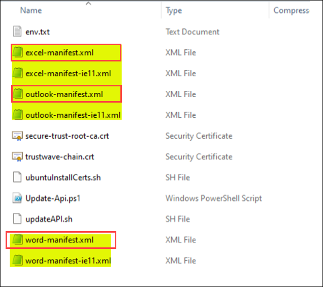 Manifest File Update – InterAction 365
